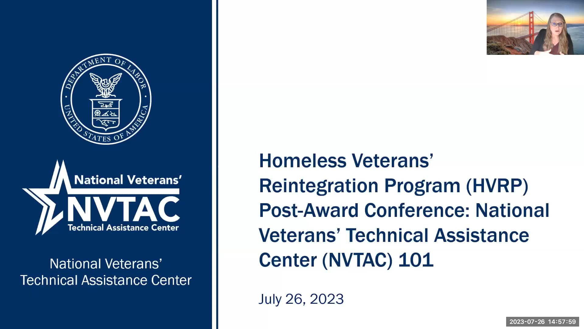 2023 Homeless Veterans' Reintegration Program Post-Award Conference ...