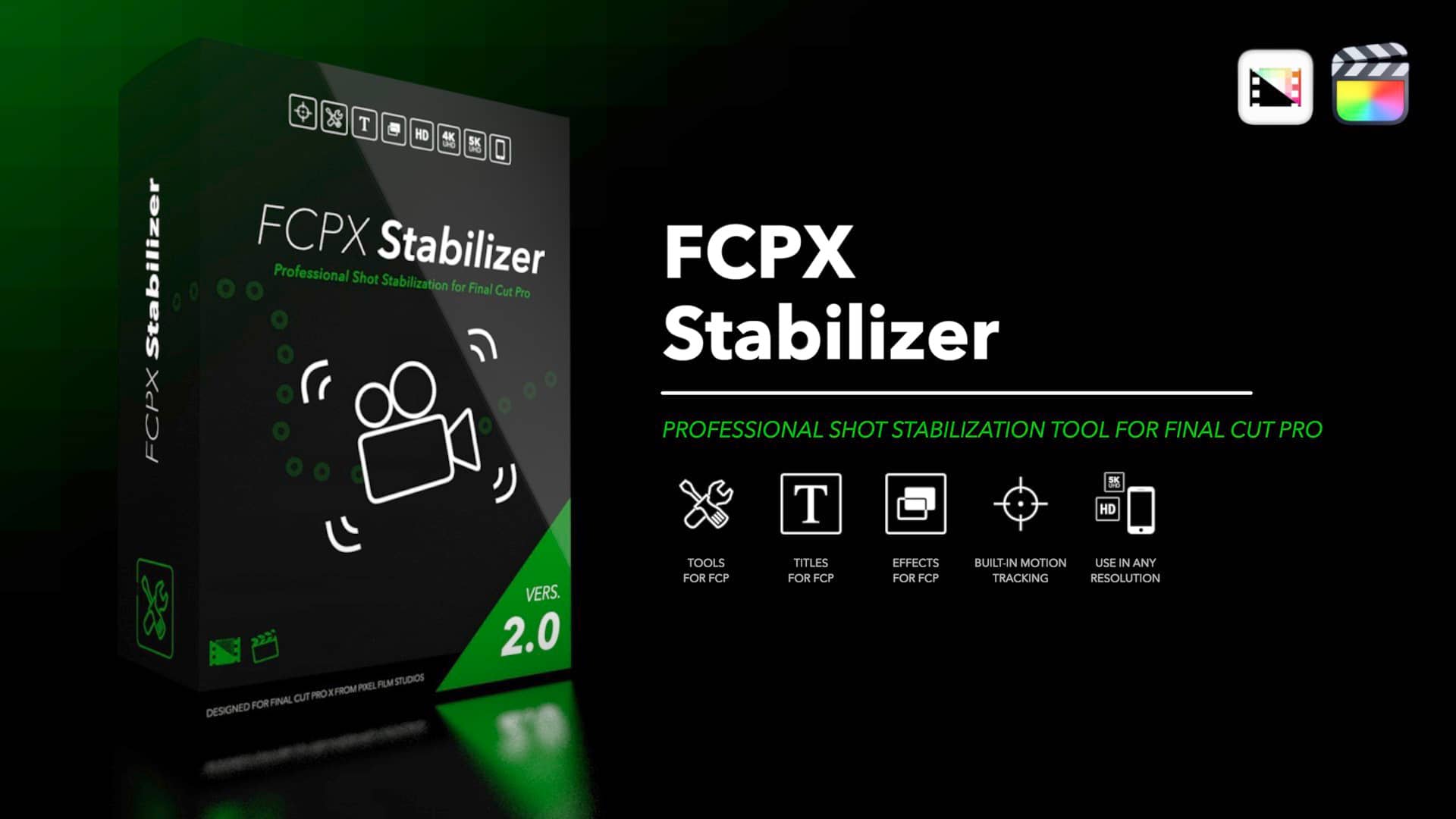 FCPX Stabilizer 2.0 - Professional Shot Stabilizer for Final Cut Pro X ...