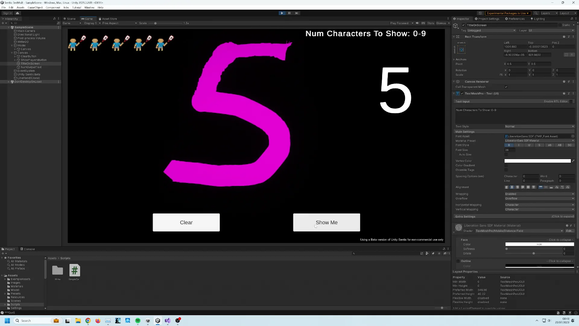 Handwritten Digit Recogniztion AI in Unity on Vimeo