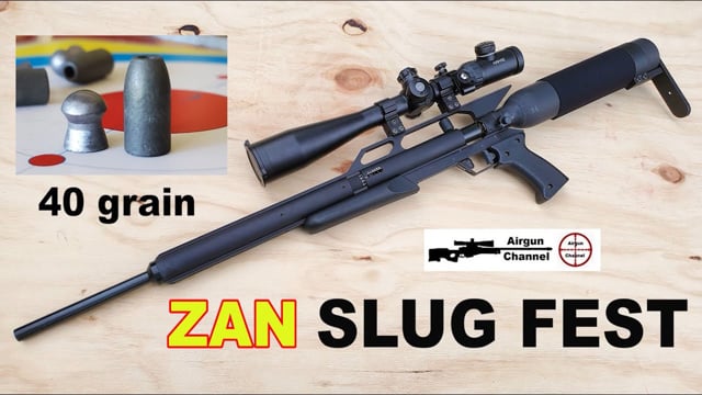Air Force CONDOR Review + Shooting 40gr ZAN Airgun SLUGS @ 900FPS ...