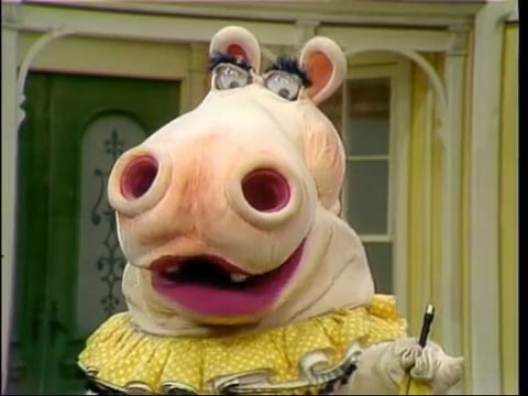 Hazel Shermet the voice of Henrietta Hippo on The New Zoo Review on Vimeo