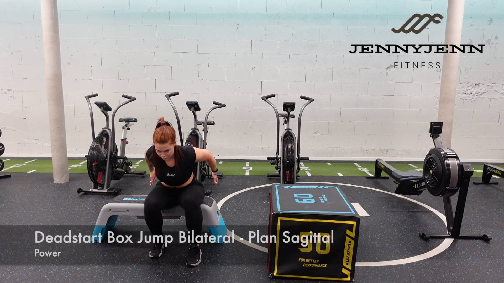 Deadstart Box Jump Bilateral - Plan Sagittal on Vimeo
