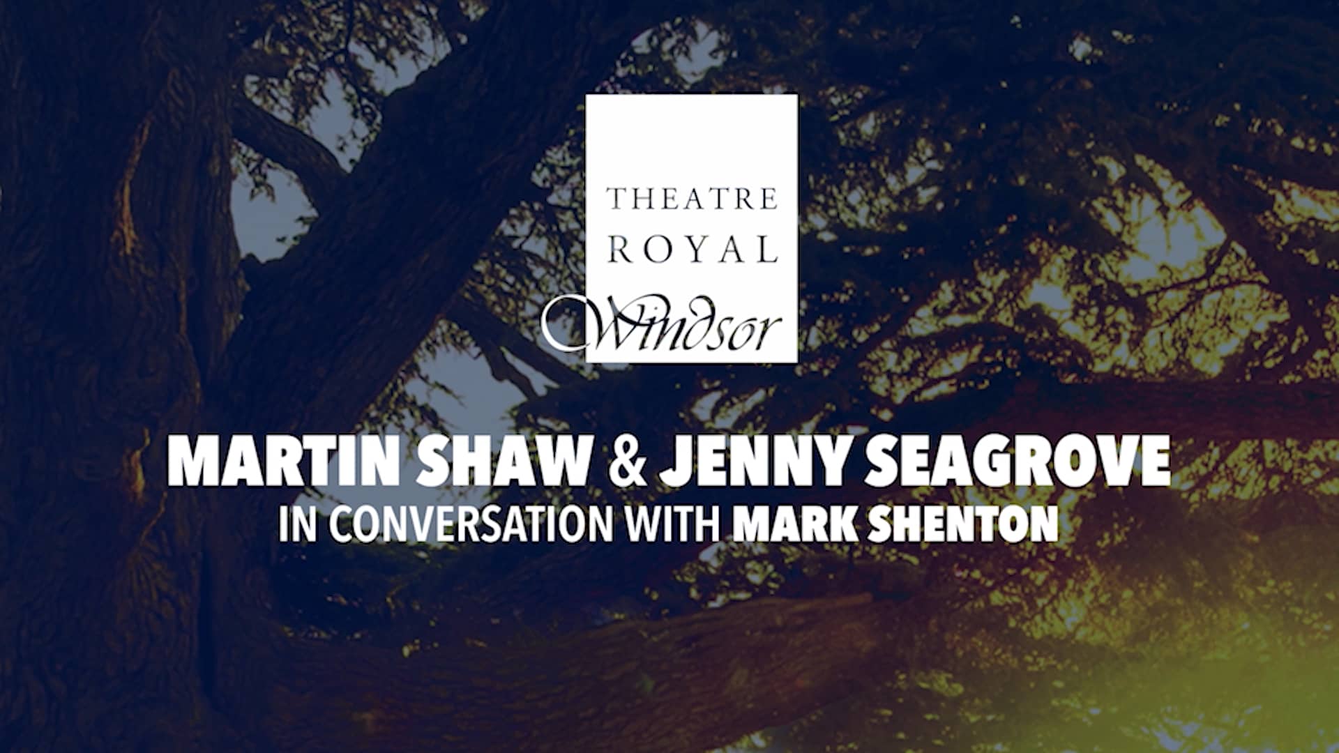Martin Shaw & Jenny Seagrove - In Conversation with Mark Shenton on Vimeo