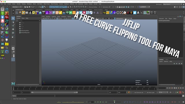 jjFlip - A Free Curve Flipping Tool for Maya