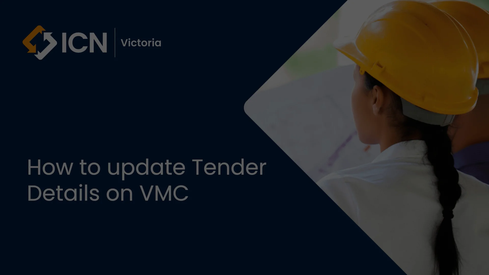 How to update Tender Details on VMC