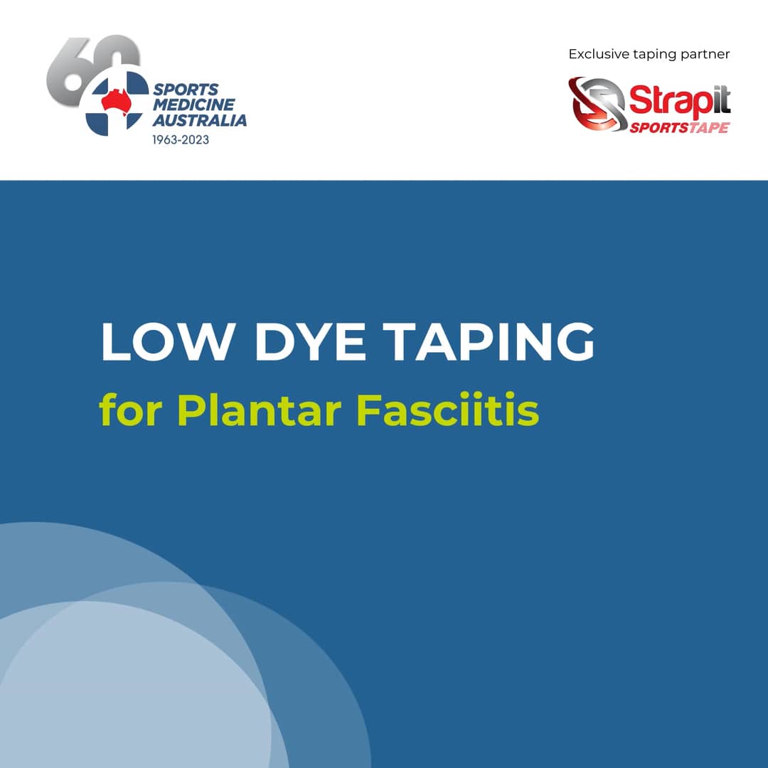Tips & Tricks - Low dye taping for plantar fasciitis on Vimeo