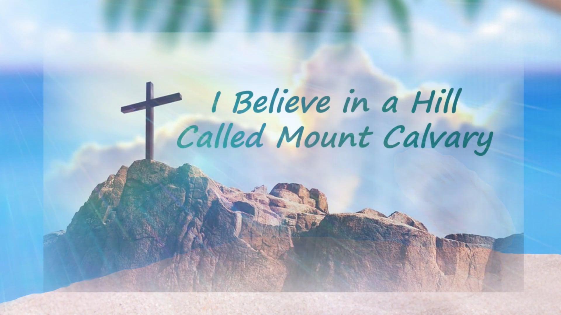July 30 Pastor Kim sings "I Believe in a Hill Called Mount Calvary" on ...