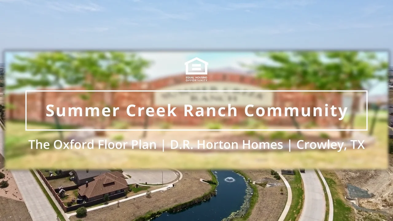 D.R. Horton - Summer Creek Ranch Oxford Floor Plan