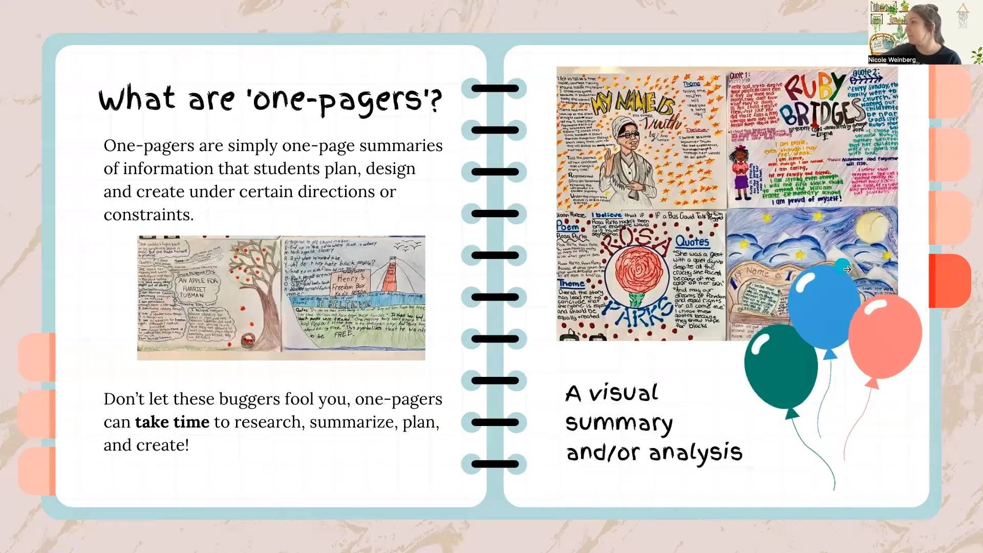 One-Pagers Assignment Overview on Vimeo