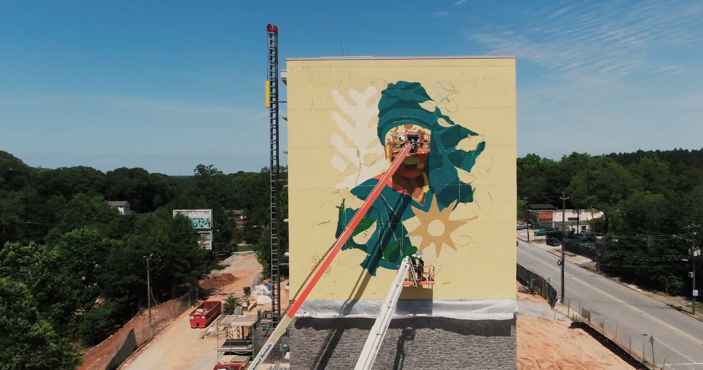 Creating Legacy - the Aya Tower mural