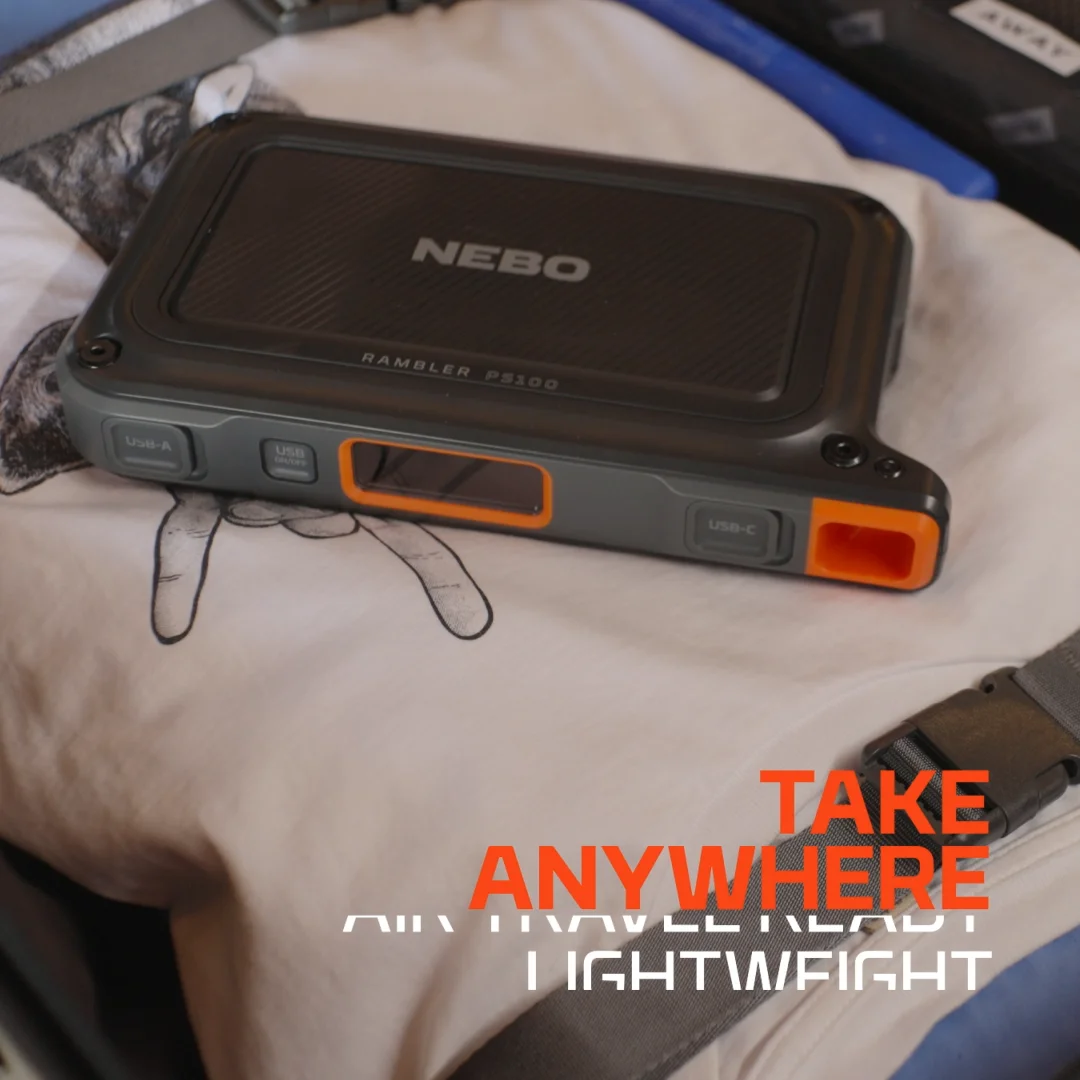 NEBO RAMBLER™ 100 PORTABLE POWER STATION (1:1) on Vimeo