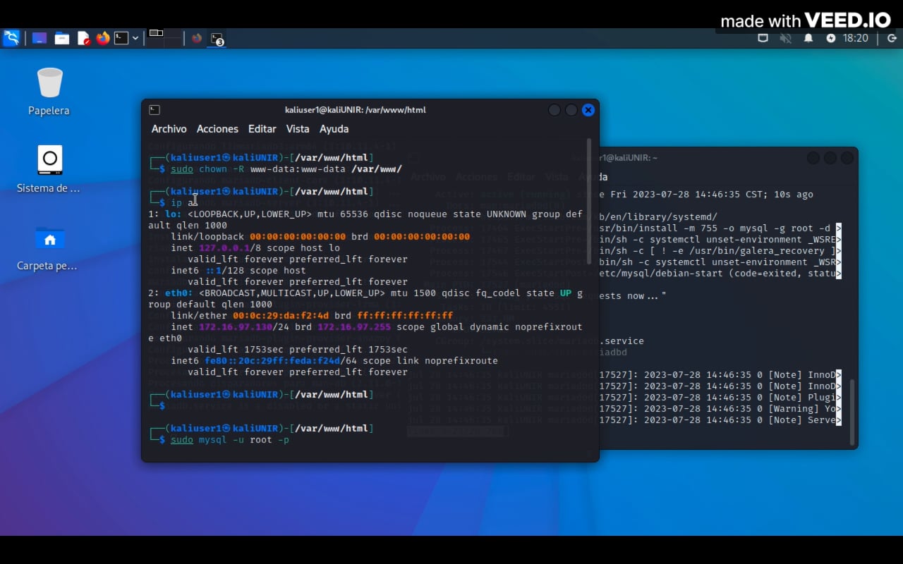 Despliegue de WordPress en Virtual Machine VMWare - Equipo 2 UNIR on Vimeo