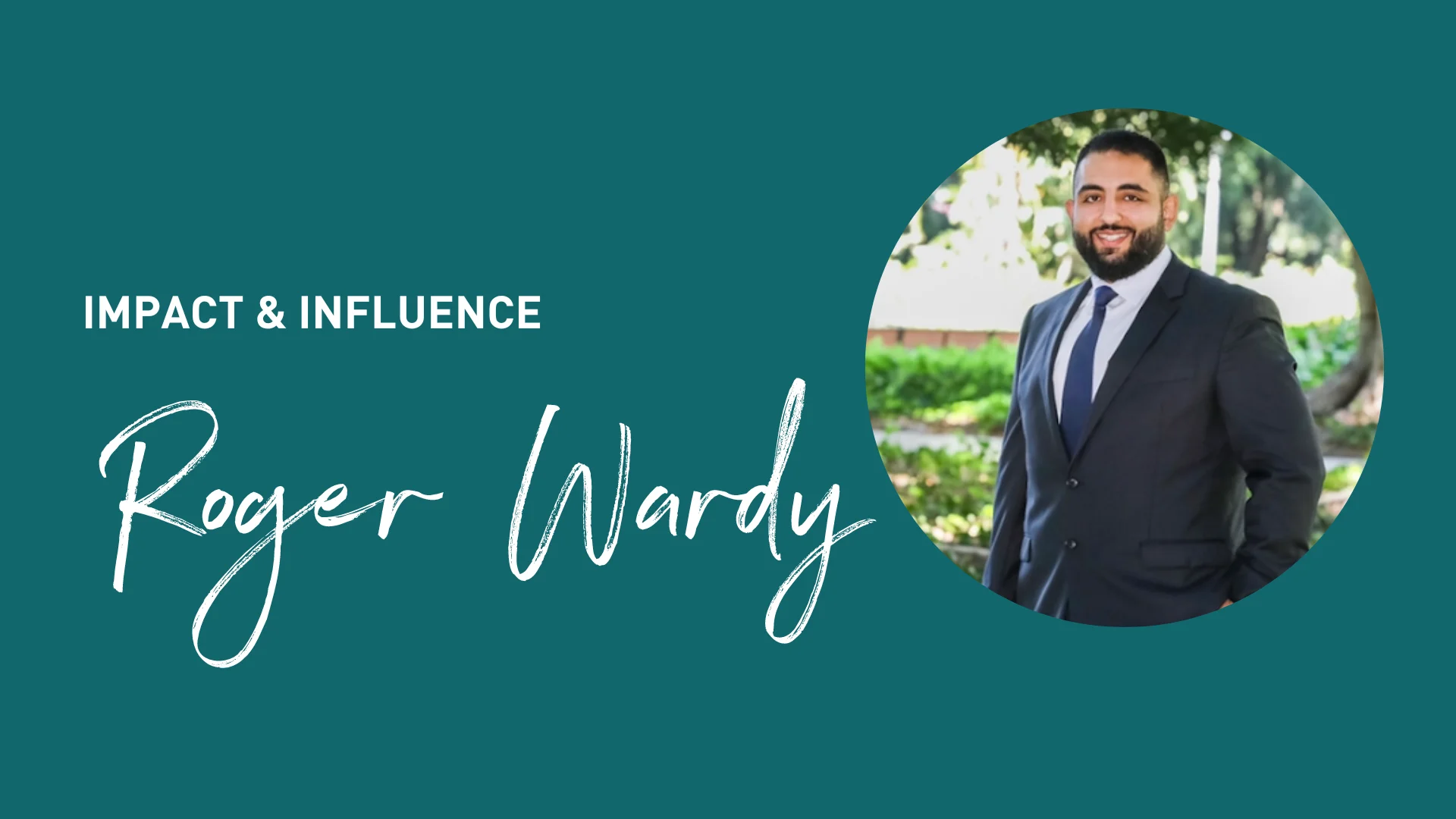 Impact & Influence - Roger Wardy on Vimeo