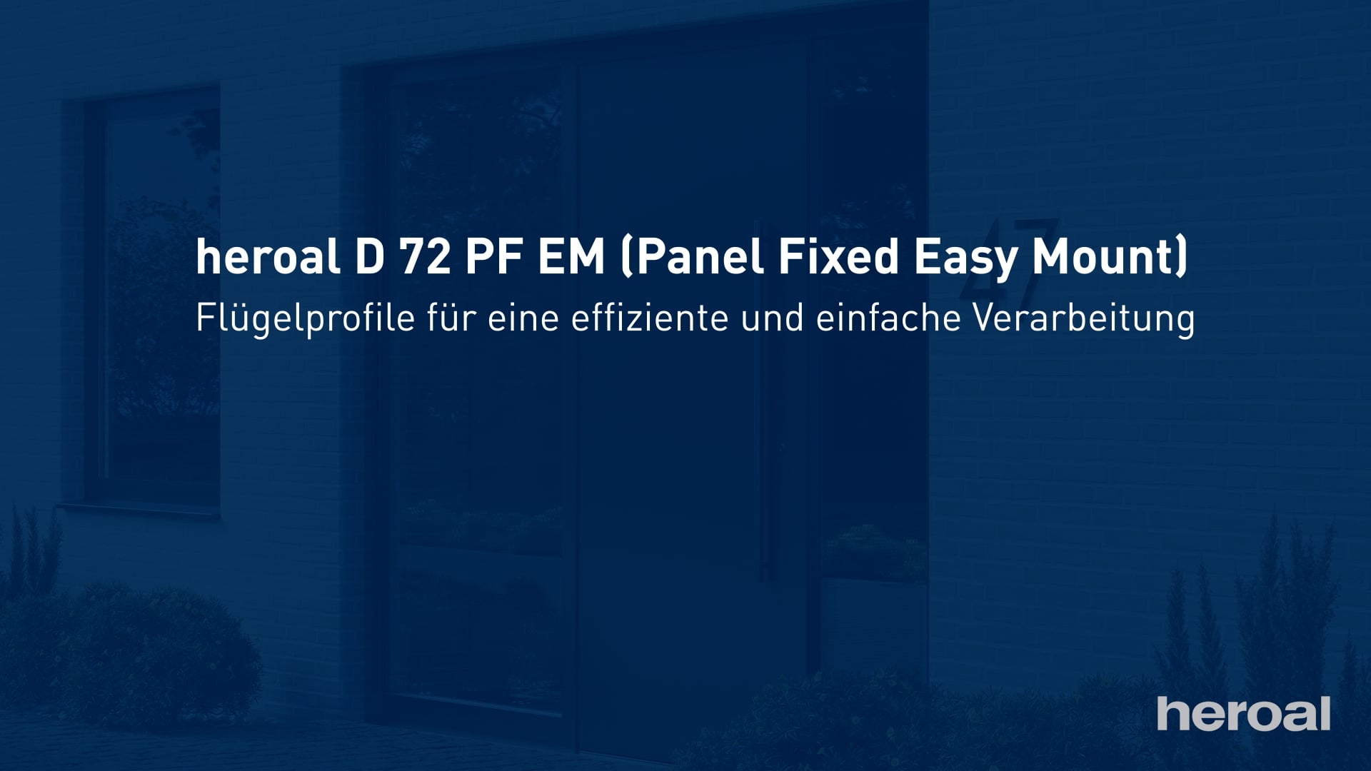 3D Clip - Flügelprofil heroal D 72 PF EM (Panel Fixed Easy Mount ...