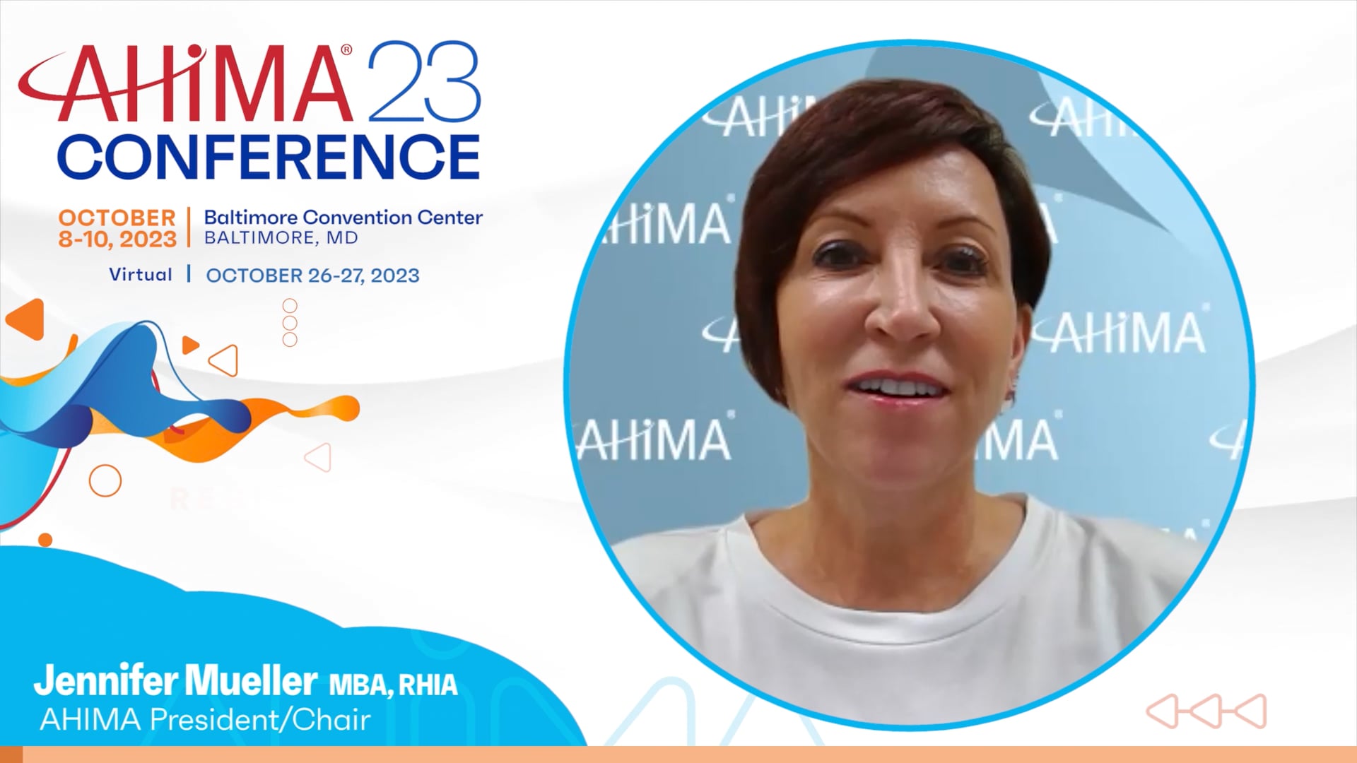 AHIMA23 Promo - Jennifer on Vimeo