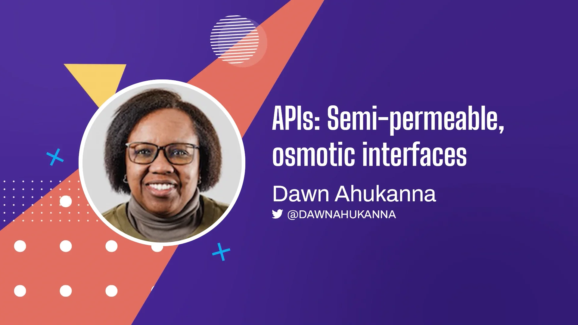 Dawn Ahukanna - APIs: Semi-permeable, osmotic interfaces on Vimeo