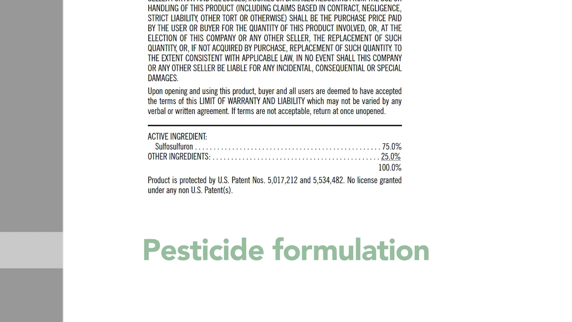 Discusses the various formulation types of pesticides