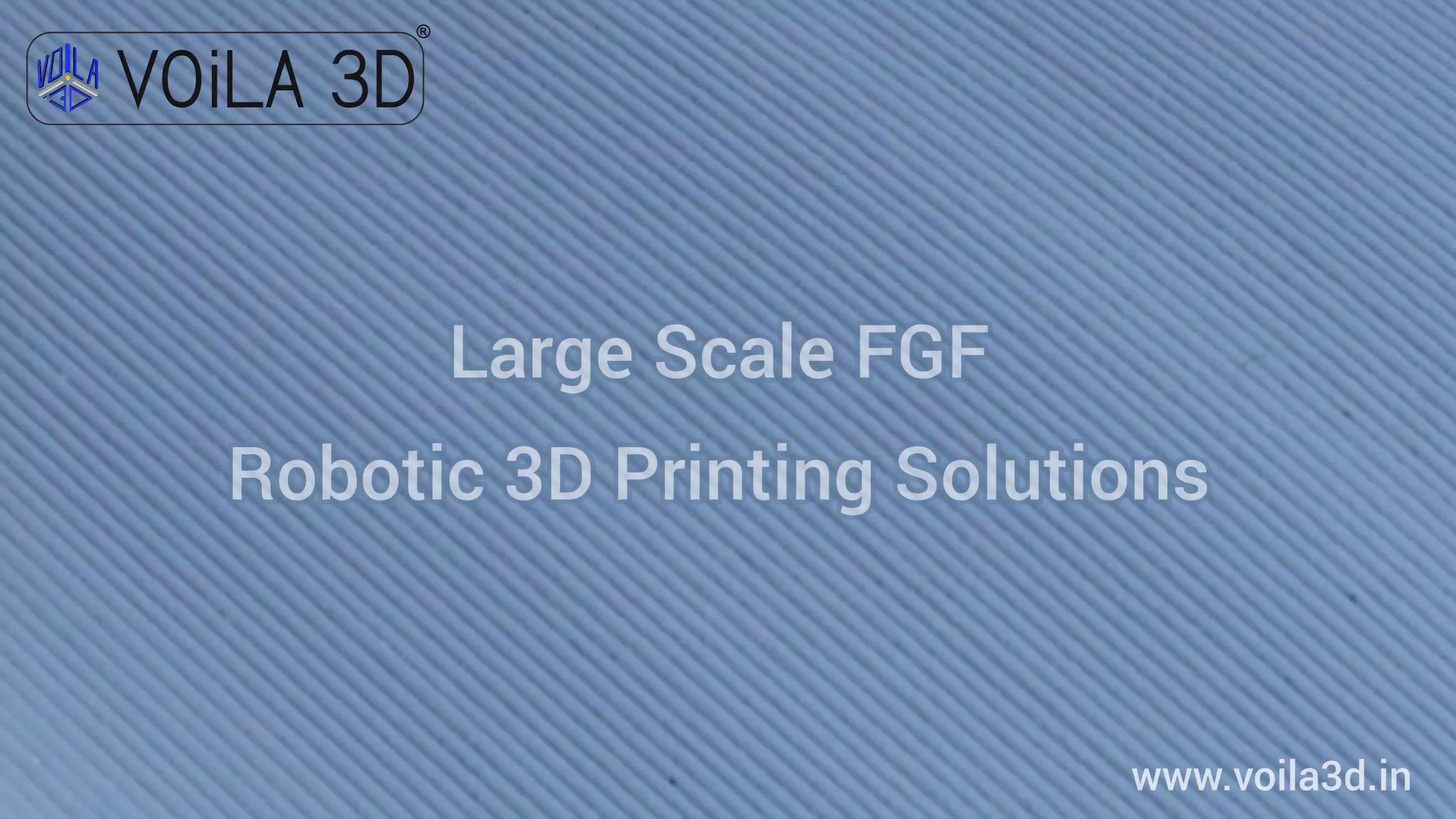 VOiLA3D | Composite tooling | Large Scale Robotic 3D Printing