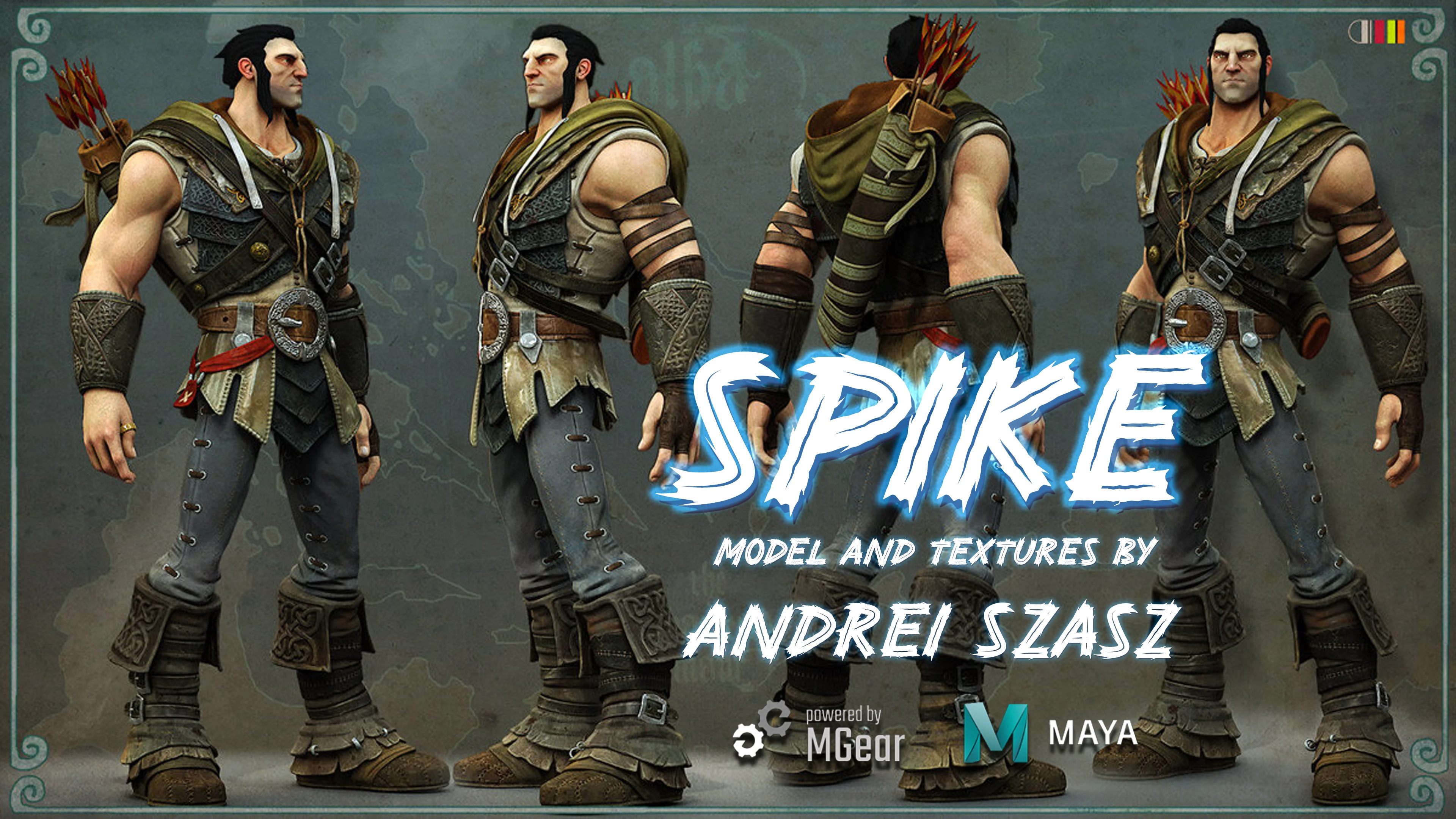 Spike, Maya mGear Rig on Vimeo