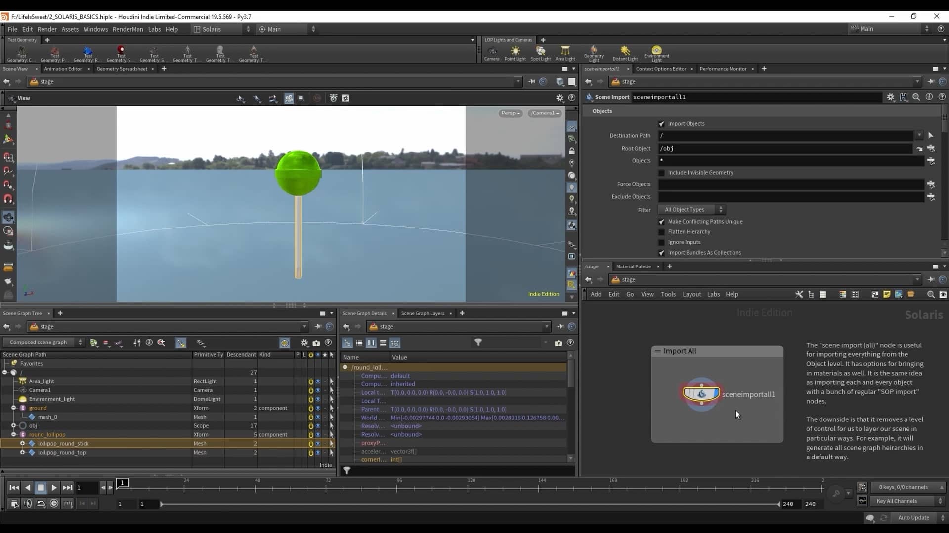 Houdini Solaris is Sweet | 5 | Import from the Object level to the Stage on Vimeo