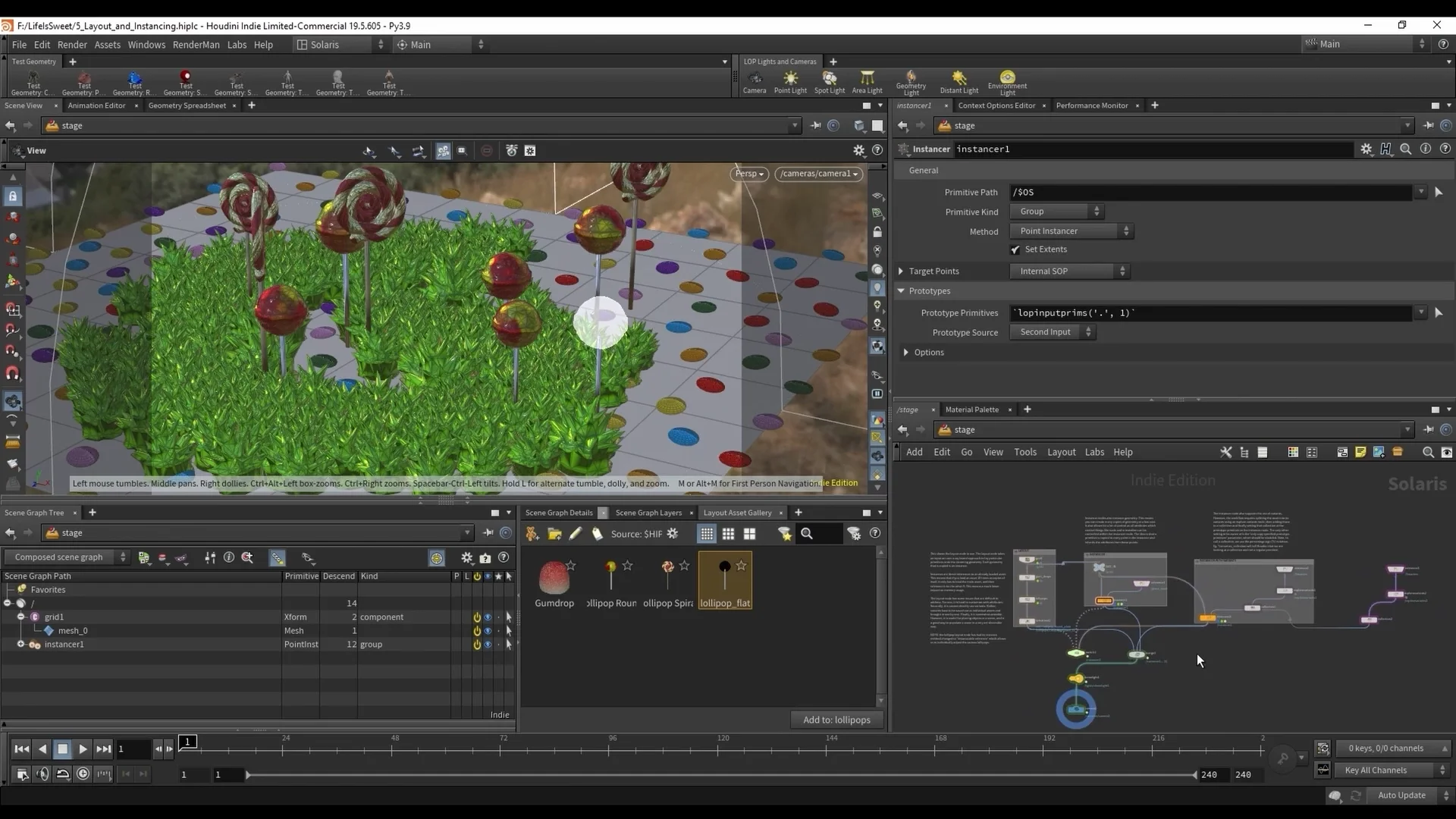 Houdini Solaris is Sweet | 8 | Instance and the Layout Nodes on Vimeo