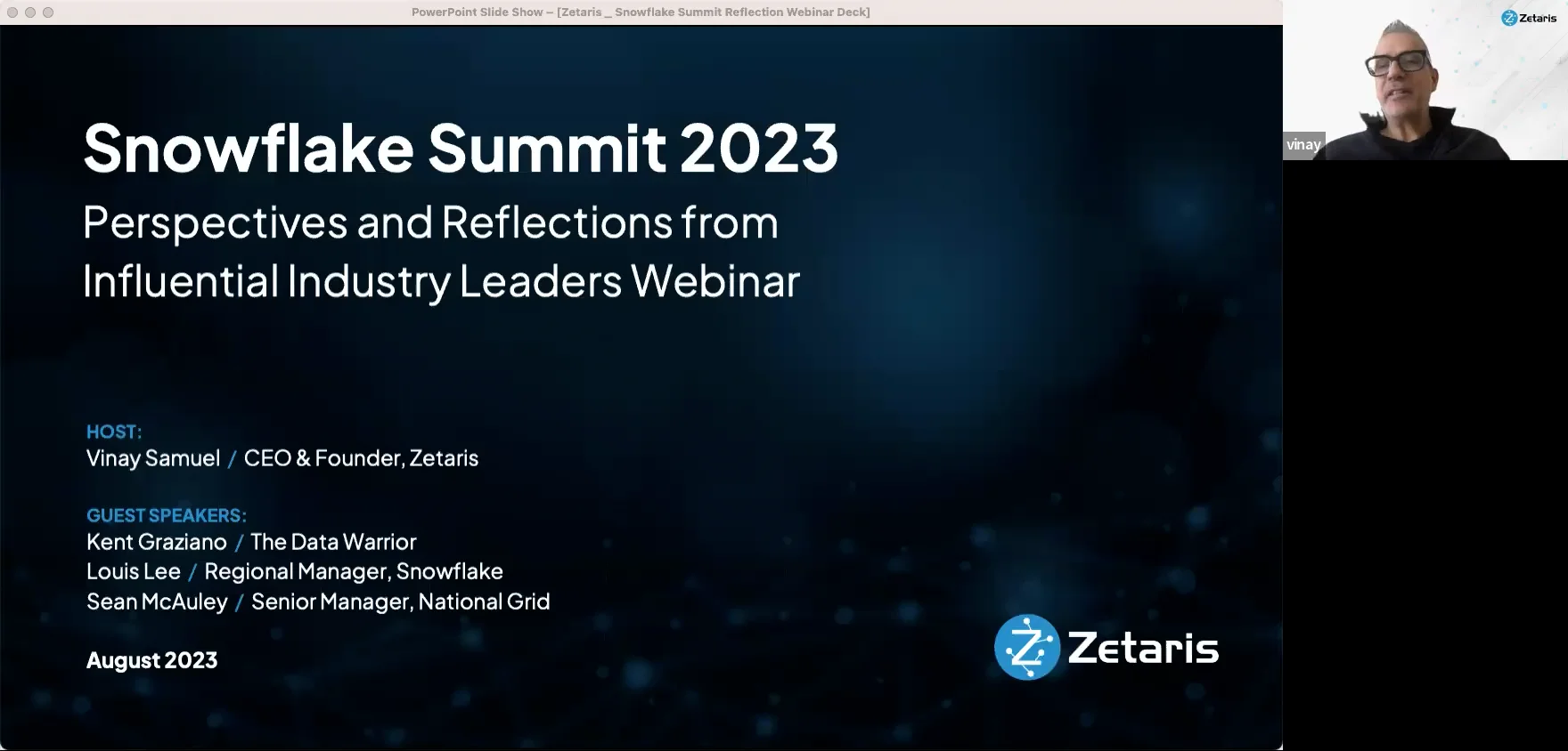 Snowflake Summit 2023 - Perspectives and Reflections from Influential Leaders on Vimeo