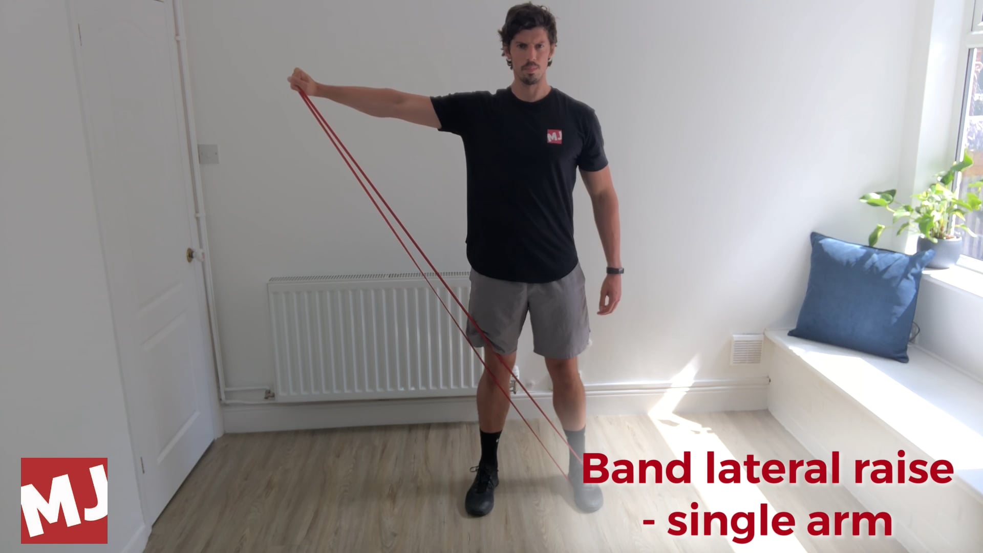 Band lateral raise single arm on Vimeo