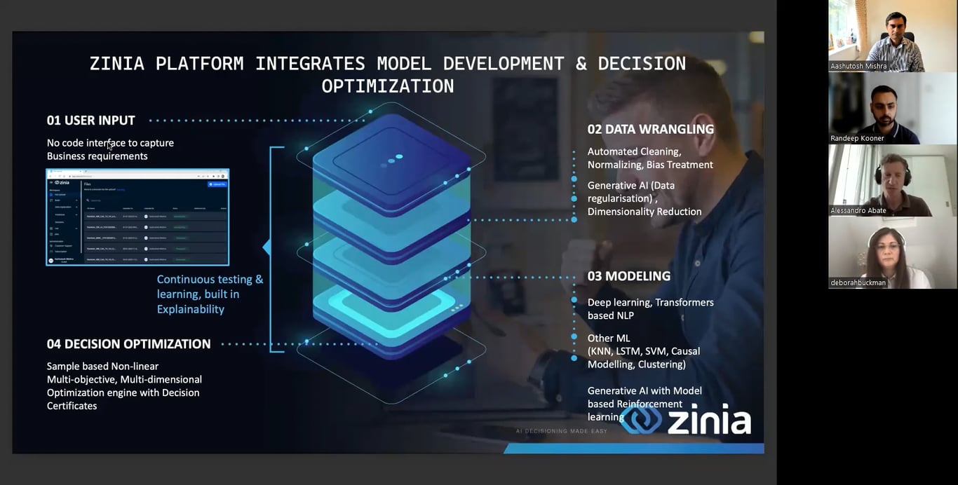 Zinia AI Platform Demo + Q&A on Vimeo
