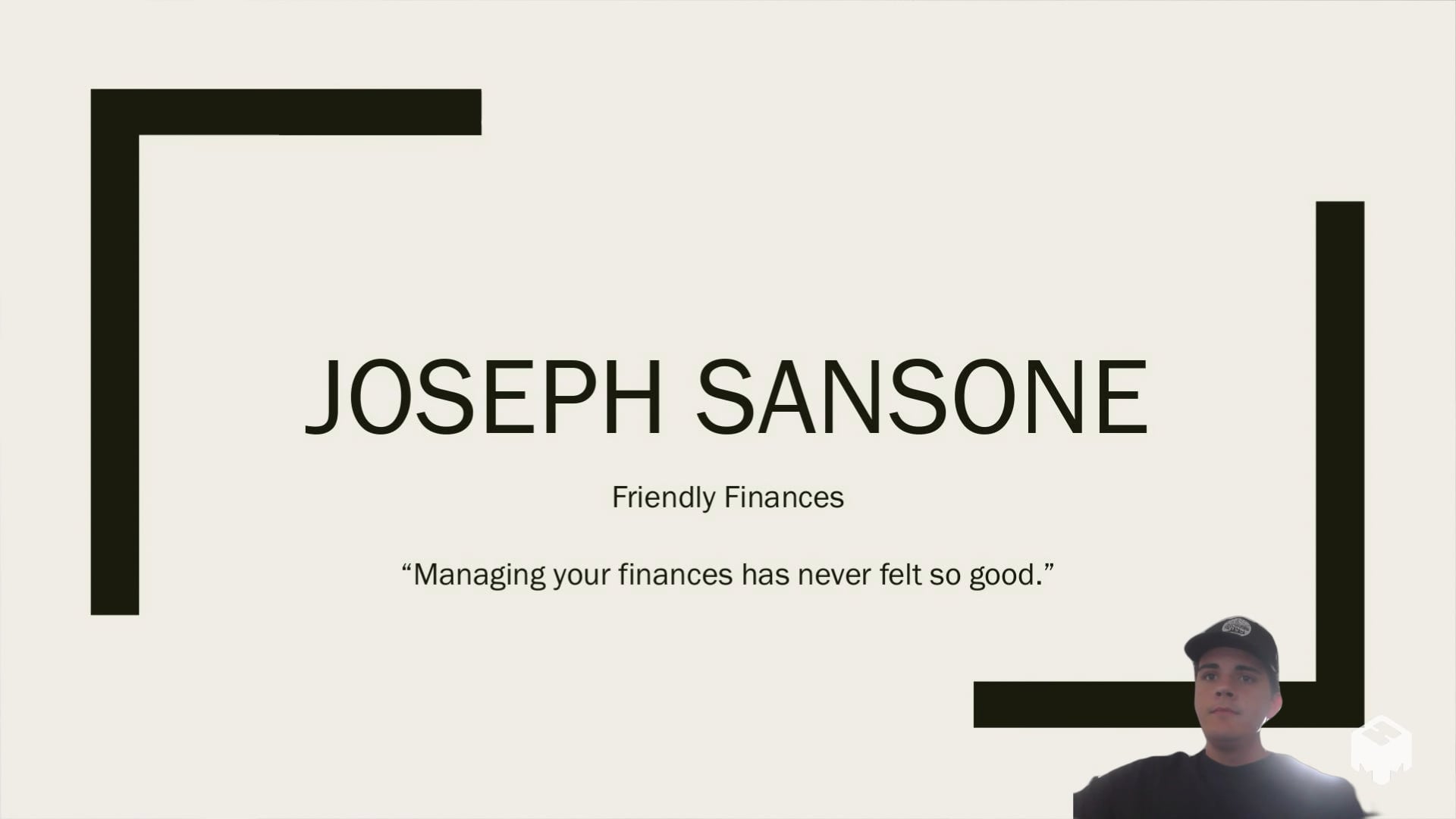Joseph Sansone - Value Proposition Competition on Vimeo