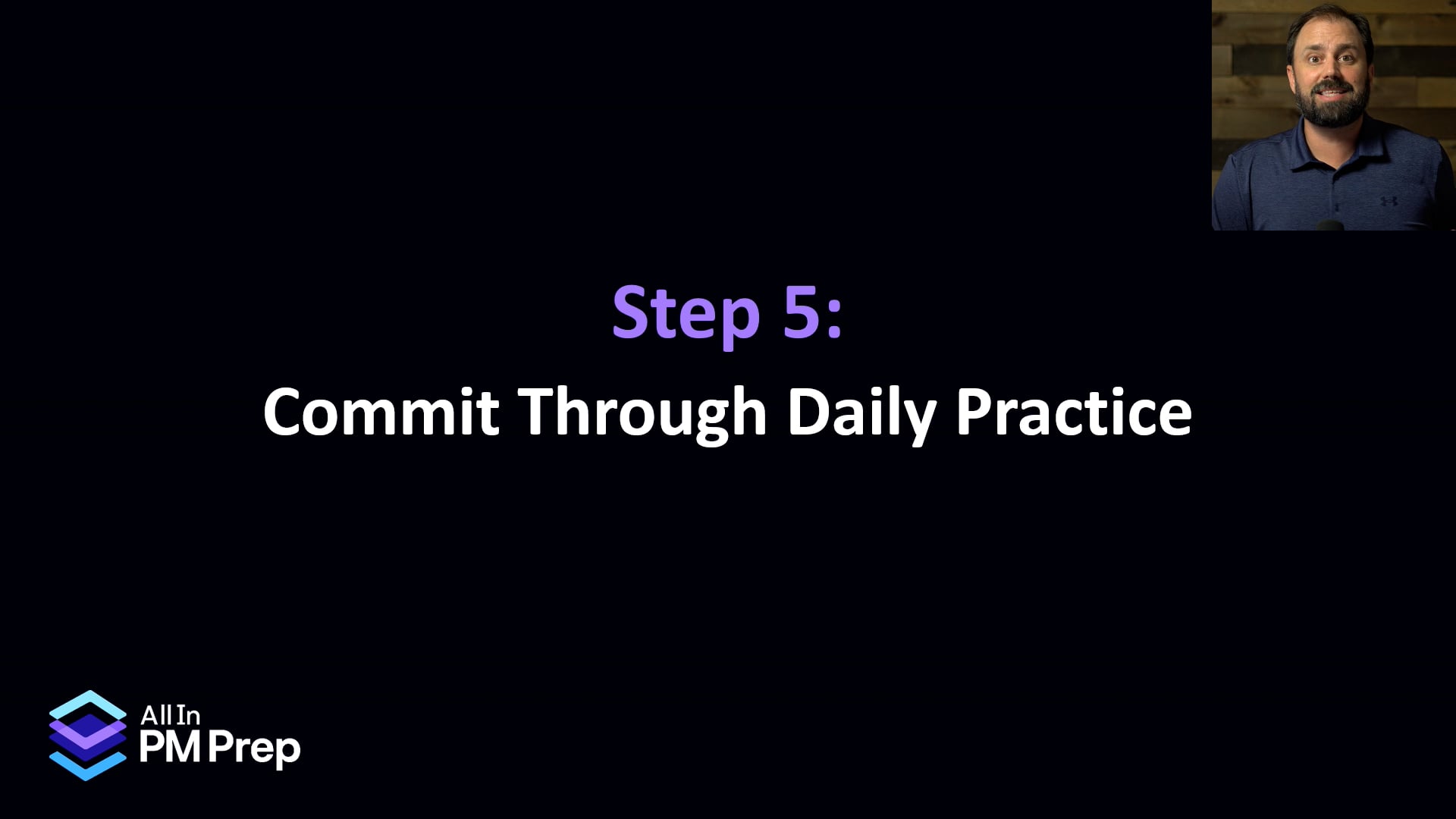 Commit Through Daily Practice