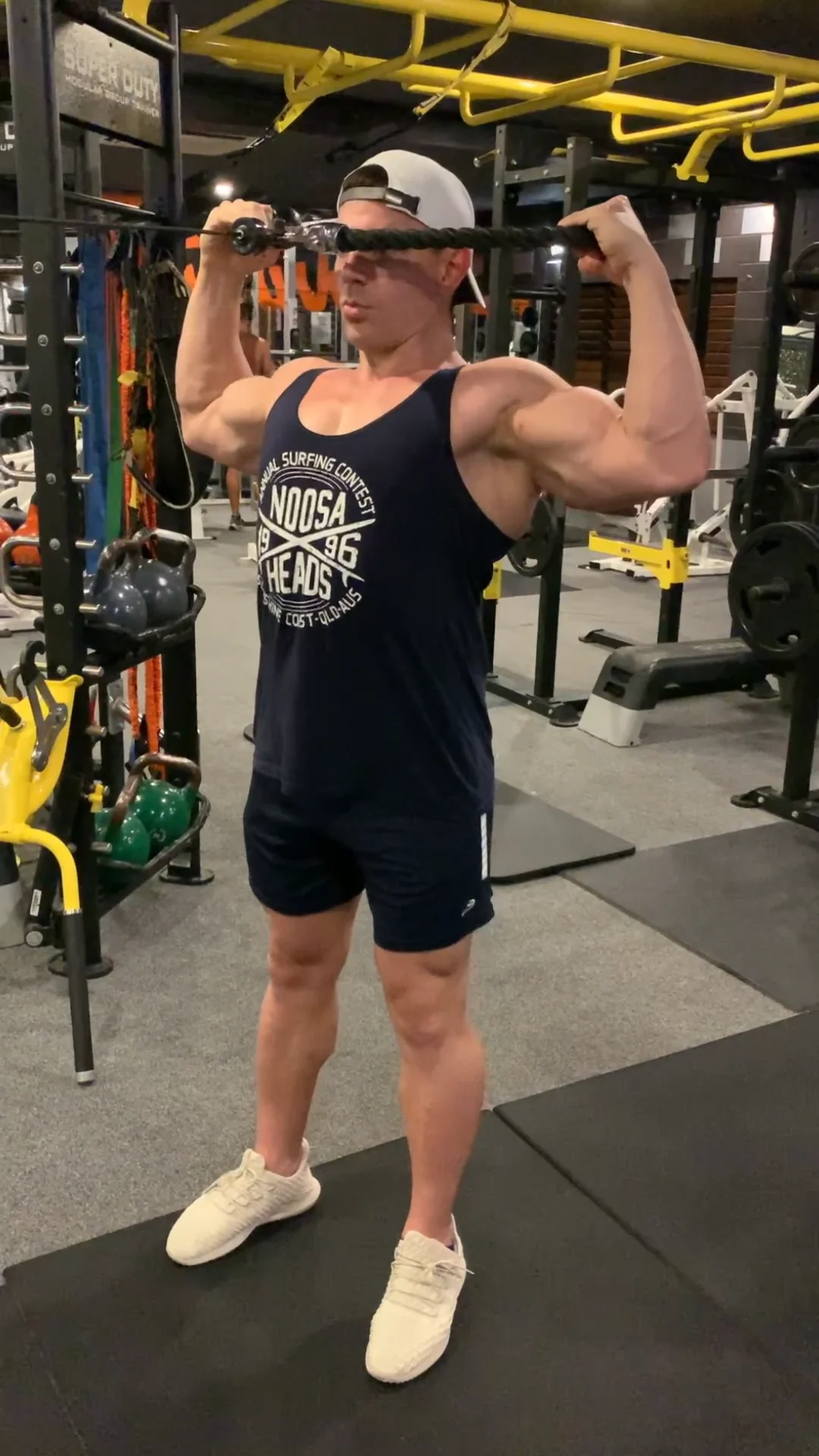 Cable rope face pulls on Vimeo