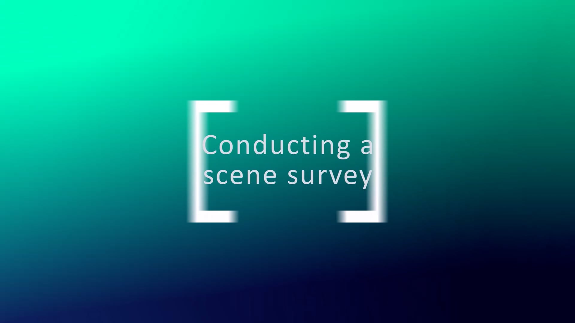 Conducting a scene survey on Vimeo