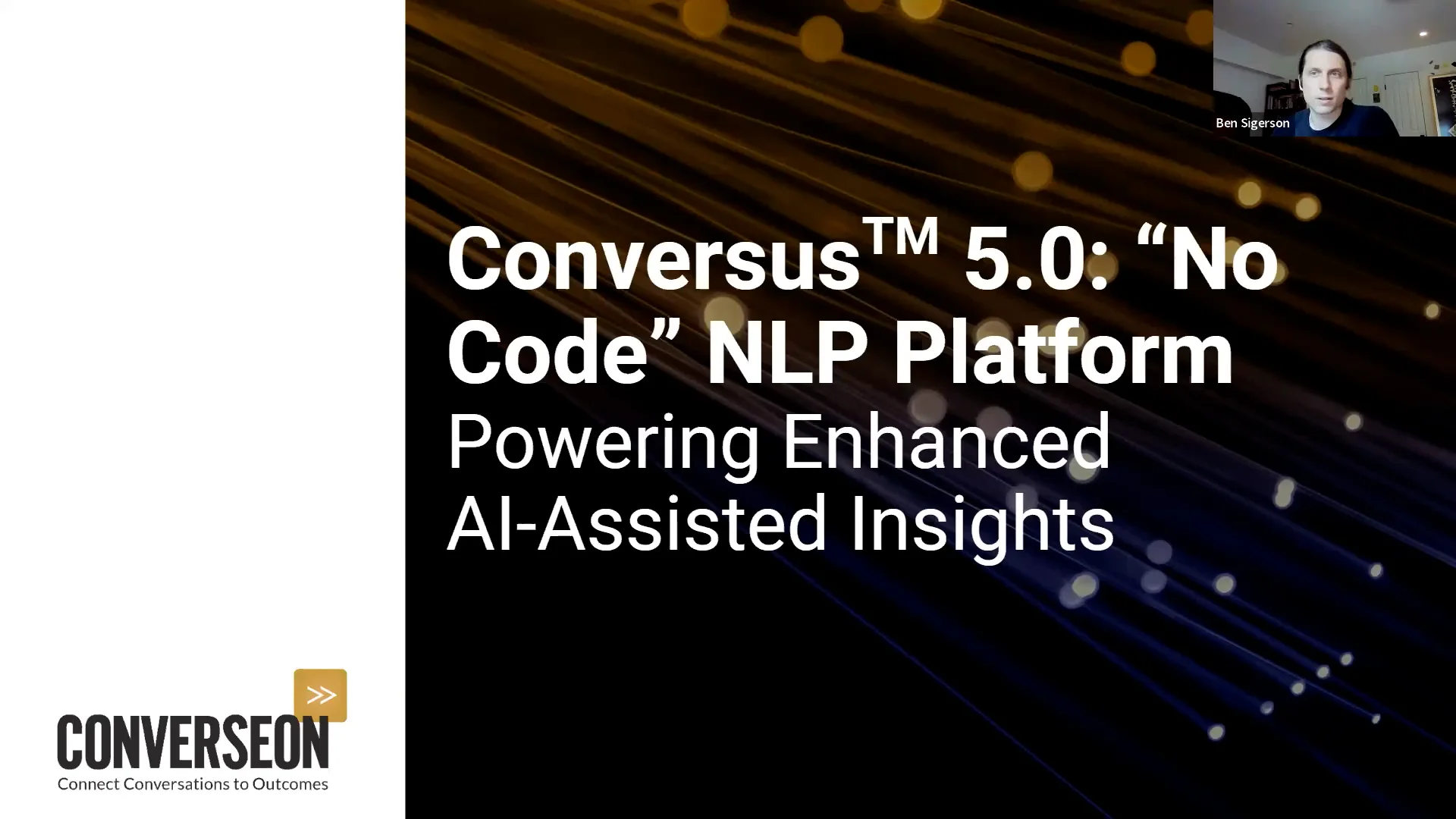 Conversus 5.0: "No Code" NLP Platform -Powering Enhanced AI-Assisted ...