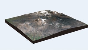 Hillshade, contour lines, digital elevation model (DEM), Terrain RGB ...