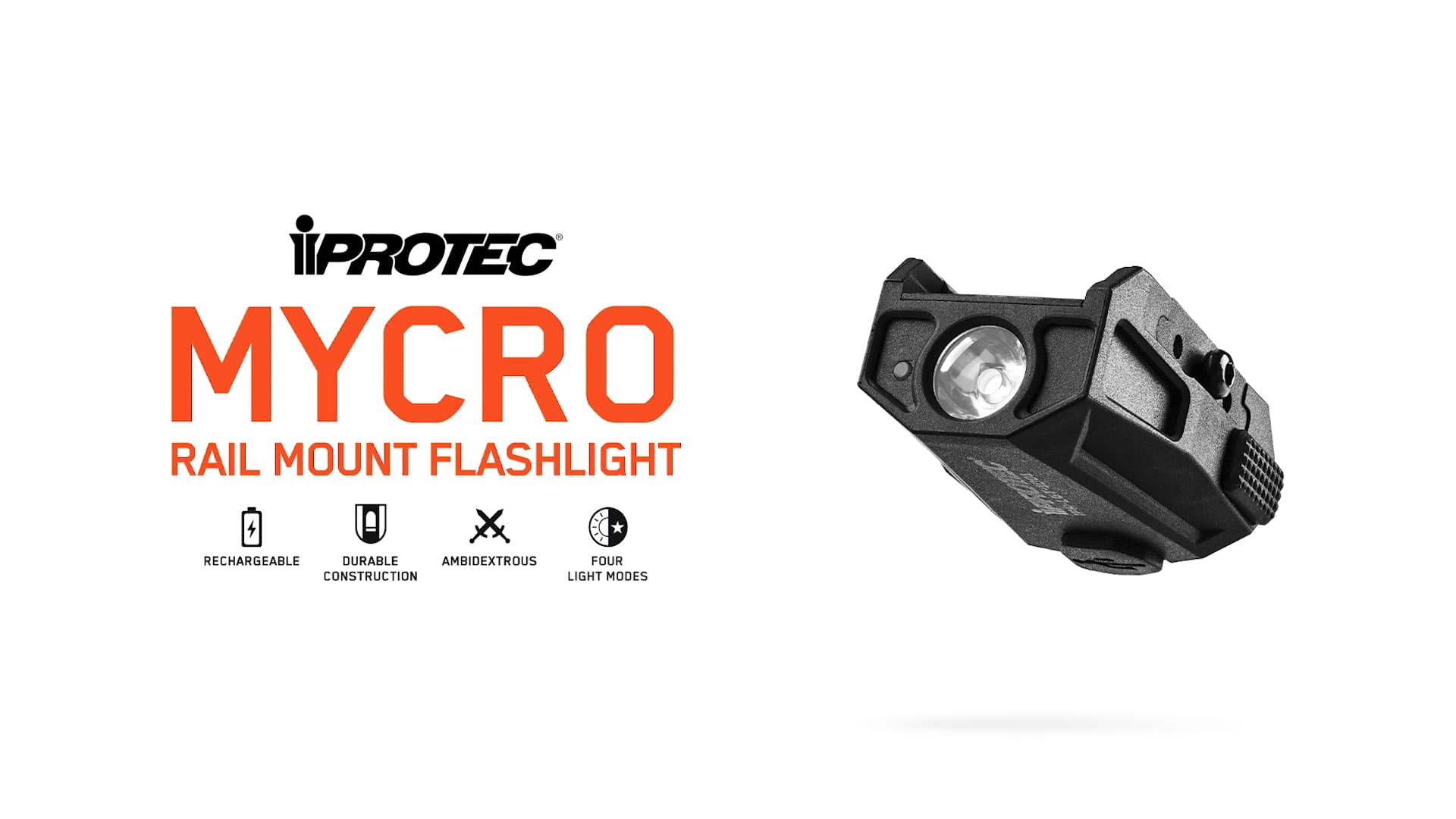 iProtec Mycro Rail Mount Flashlight (16x9) on Vimeo