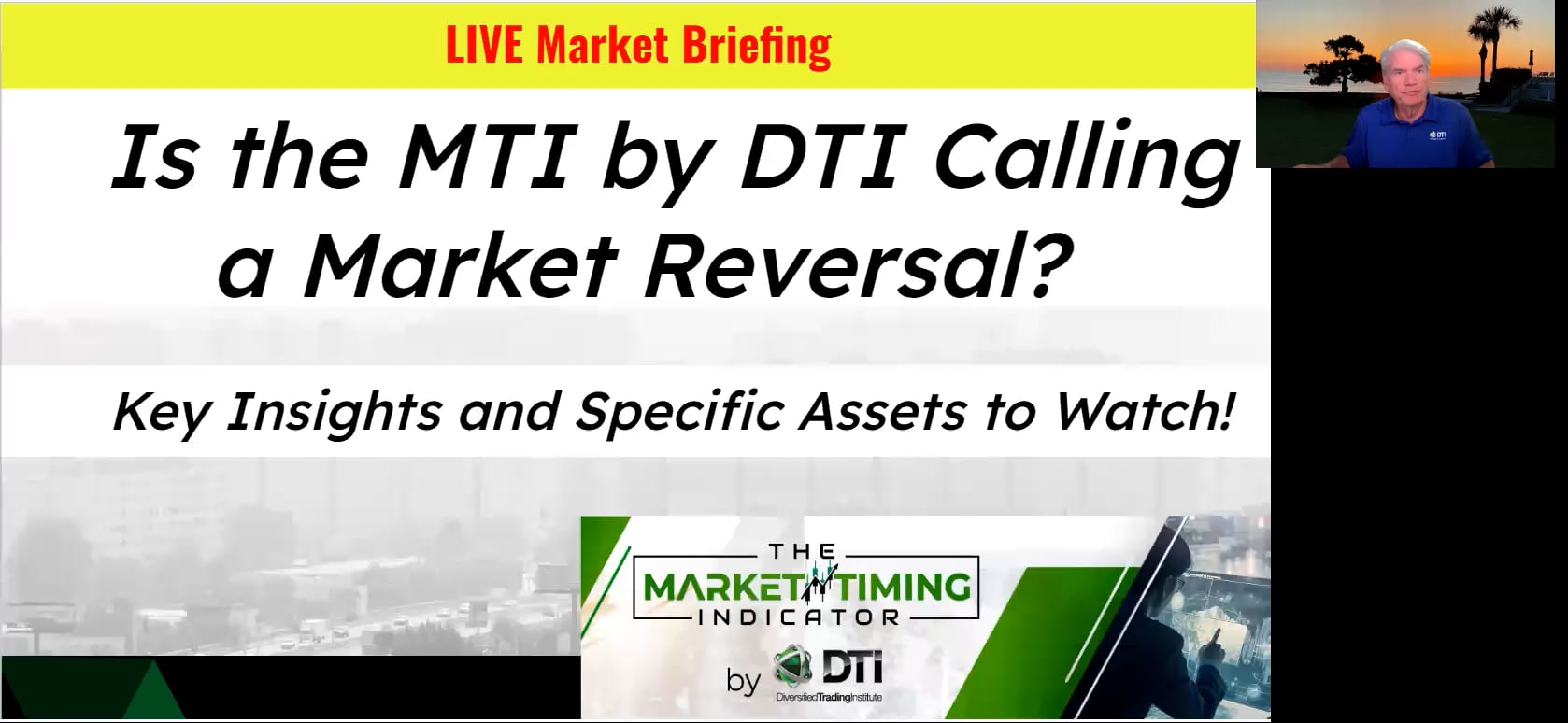 Is the MTI by DTI Calling for a Market Reversal?
