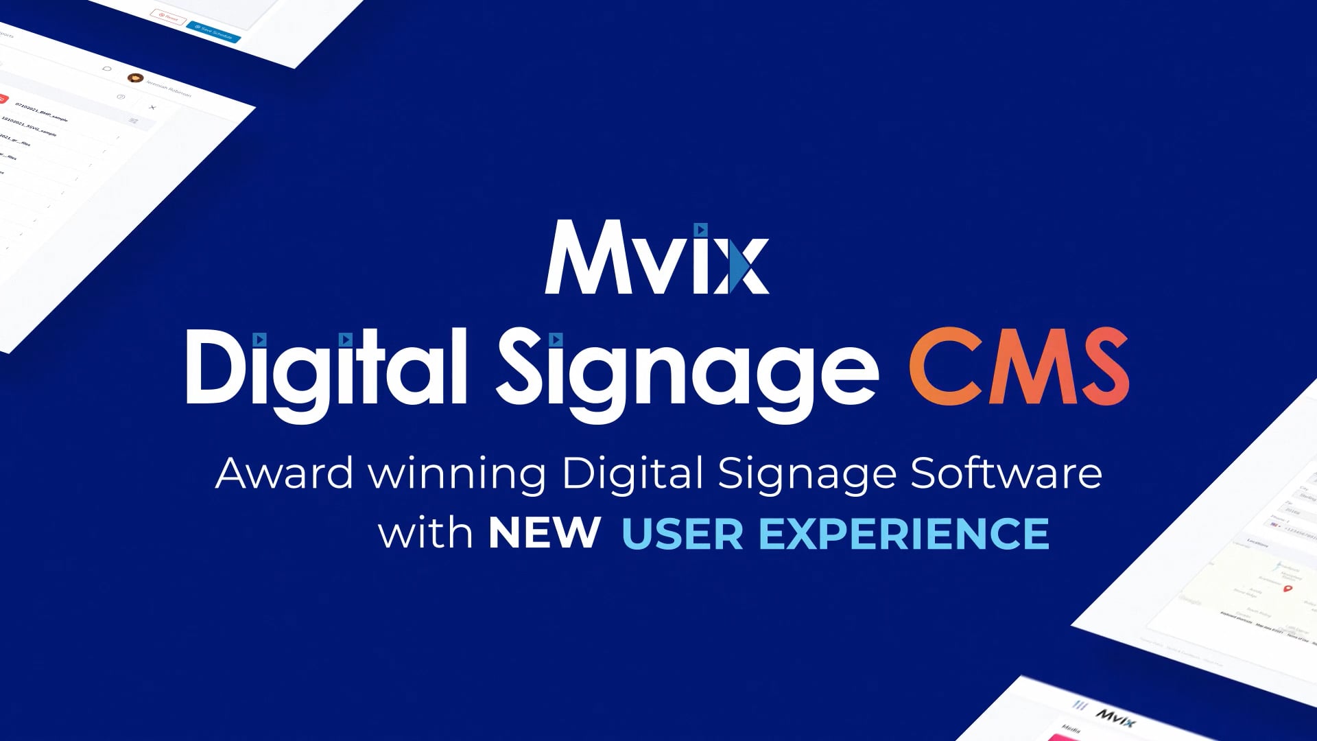 Introducing Mvix CMS | Mvix Digital Signage Software on Vimeo
