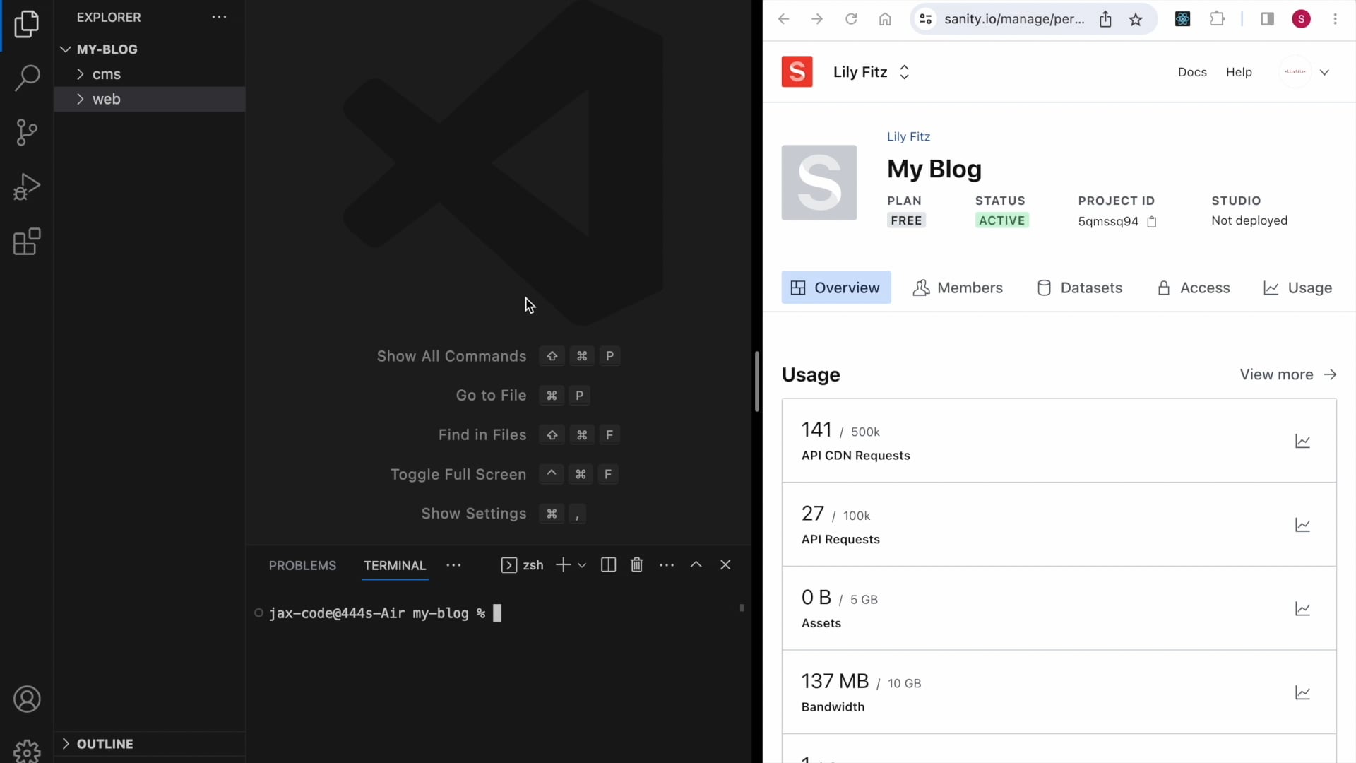 Finish the Next.js Blog on Vimeo