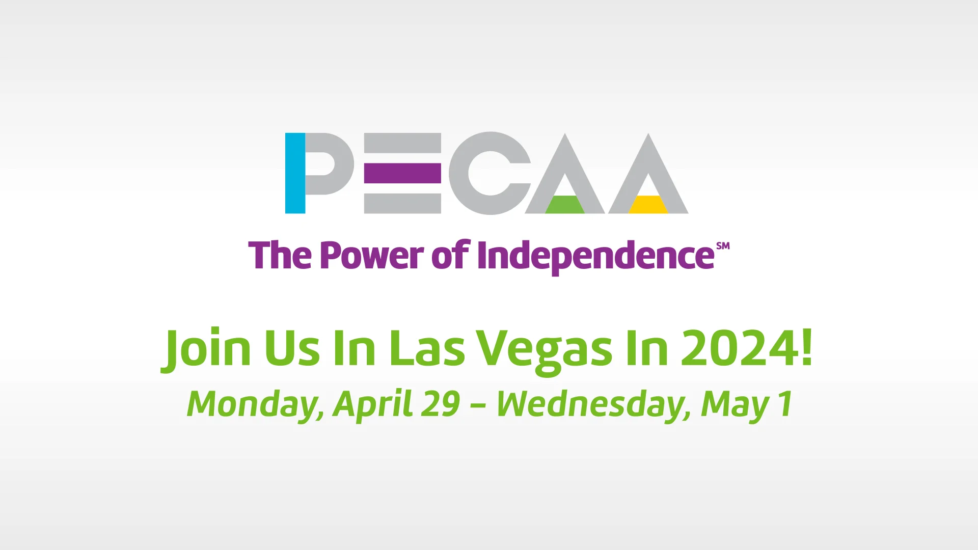 PECAA Annual Meeting — Join Us In Las Vegas In 2024! on Vimeo