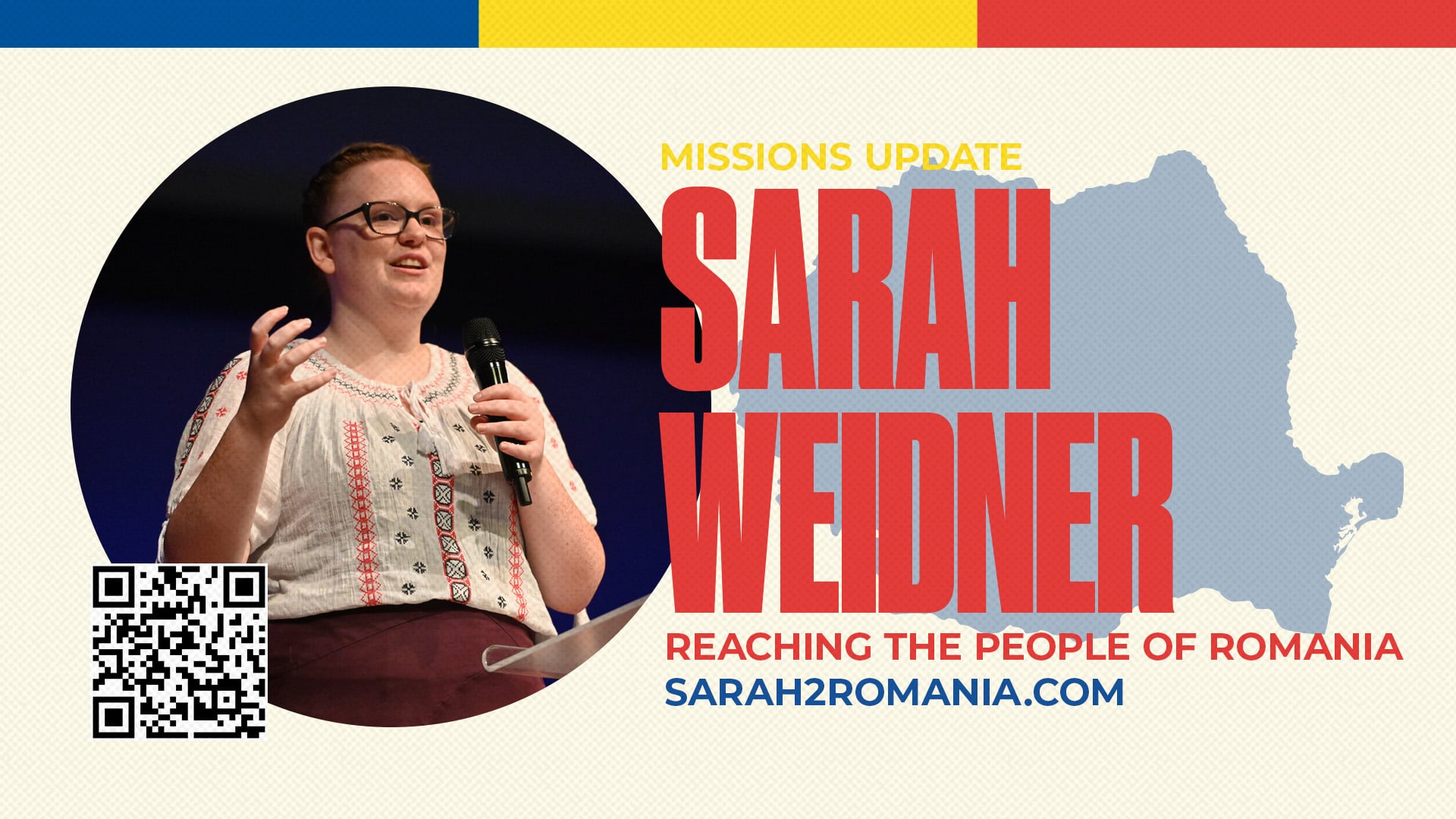 Missionary Sarah Weidner (Romania) :: Missions Update - 07.30.2023 on Vimeo