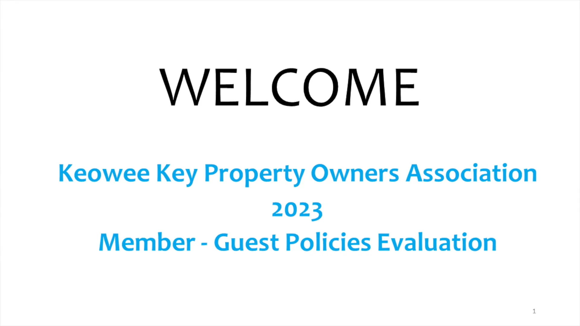 Keowee Key Forum Videos - Member - Guest Policies Evaluation 8/4/2023 ...