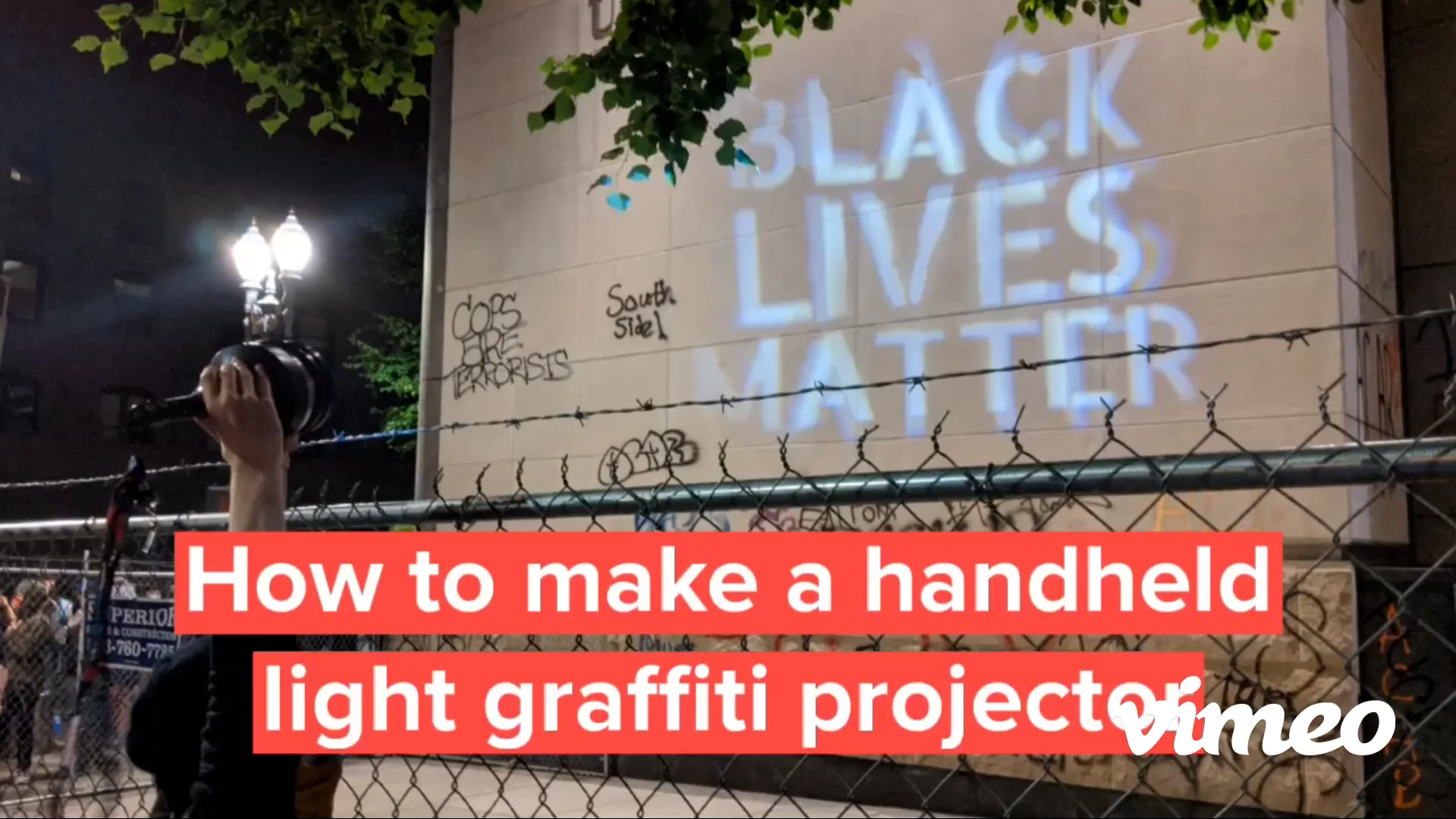 How To Make a Handheld Light Graffiti Projector on Vimeo