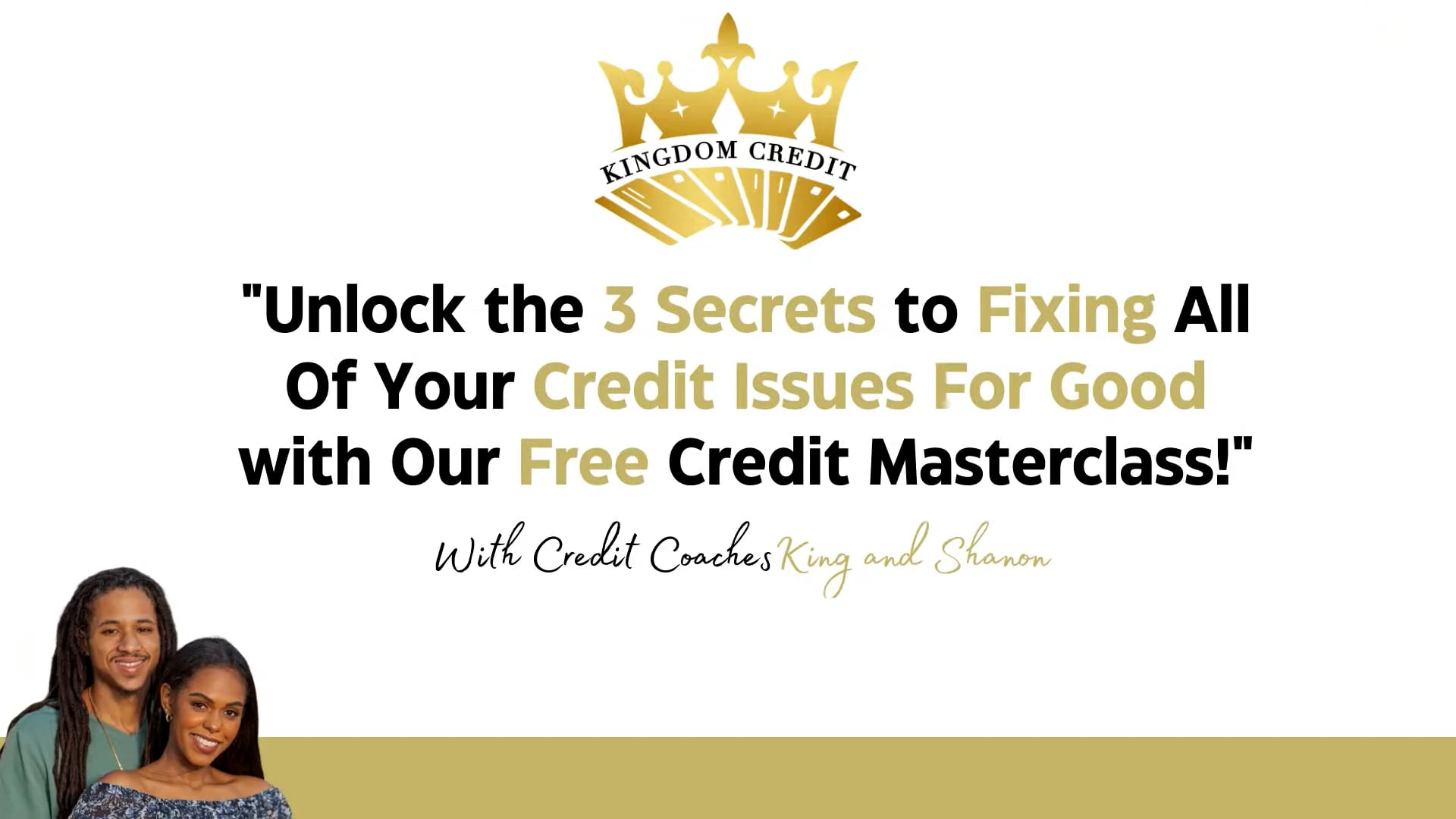 Copy of Ultimate Credit Repair Masterclass with Kingdom Credit on Vimeo