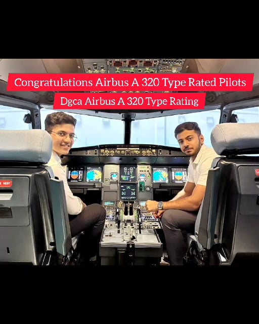 Congratulations Airbus A320 Type Rated Pilot | Dgca Airbus A320 Type ...