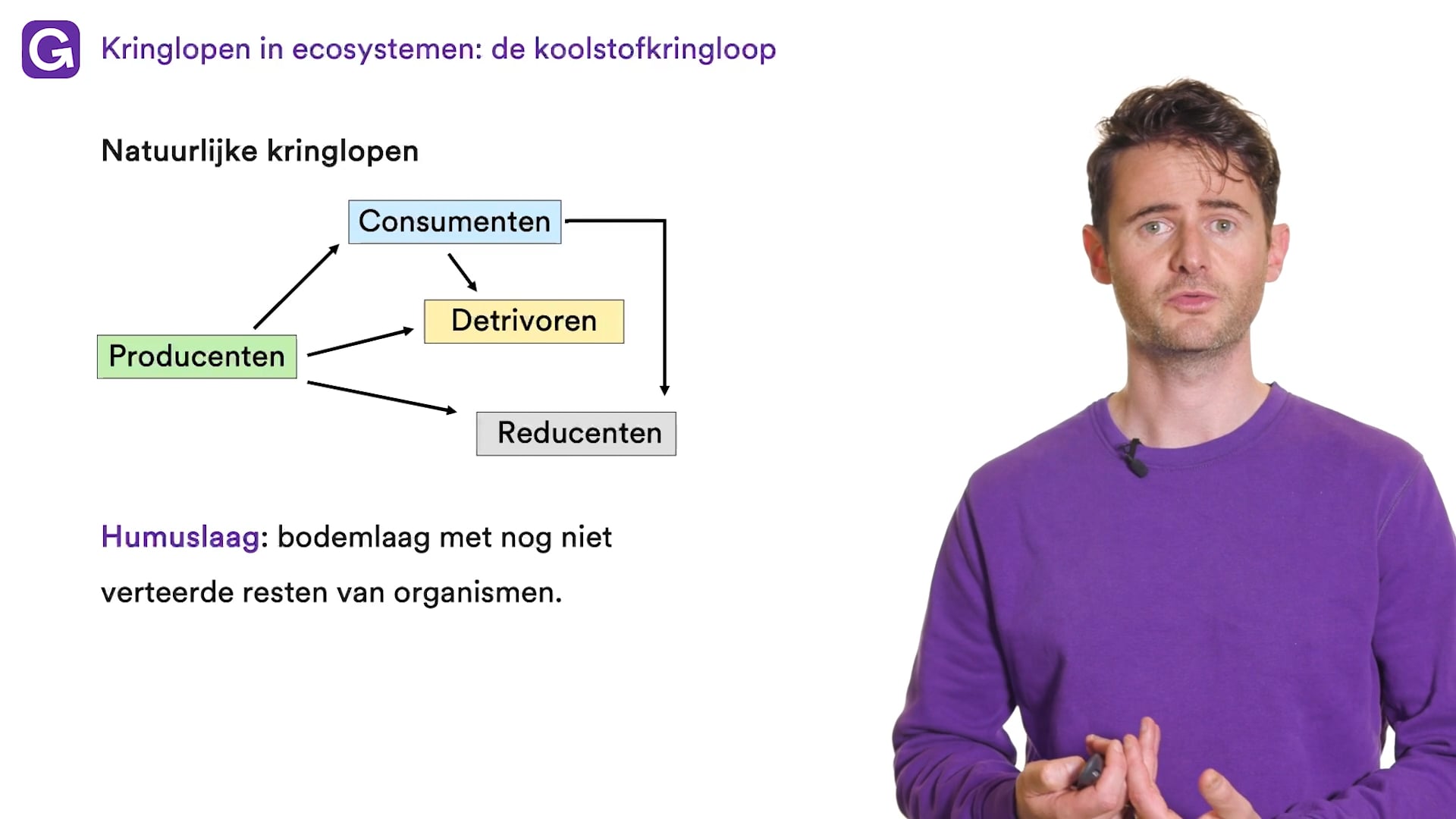 Kringlopen in ecosystemen: Koolstofkringloop oefenen | StudyGo