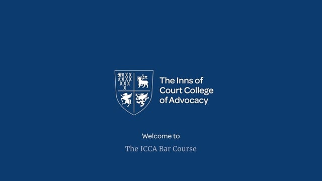 The ICCA Bar Course | ICCA
