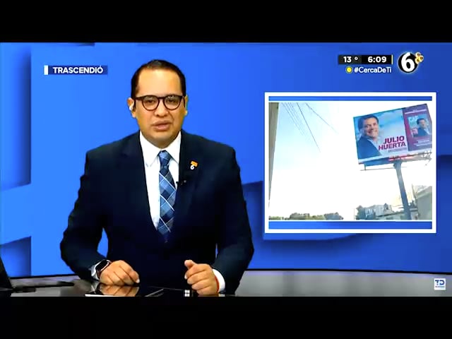 Telediario con Alberto Rueda y Gaby Tamez. Seccion Trascendio ...