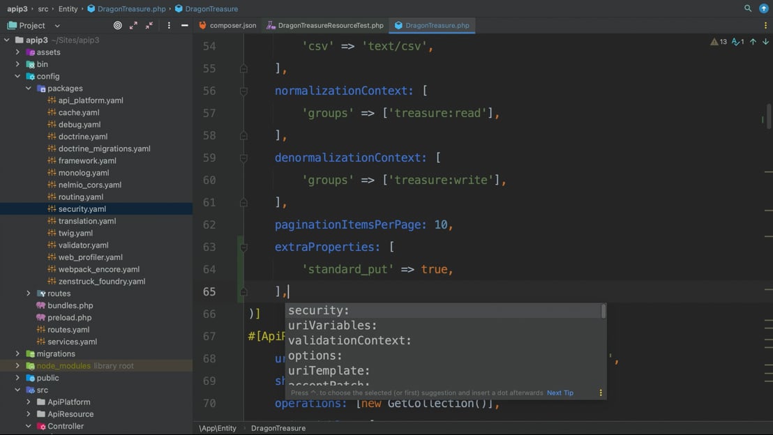 New PUT Behavior > API Platform 3 Part 2: Security for your Treasures | SymfonyCasts