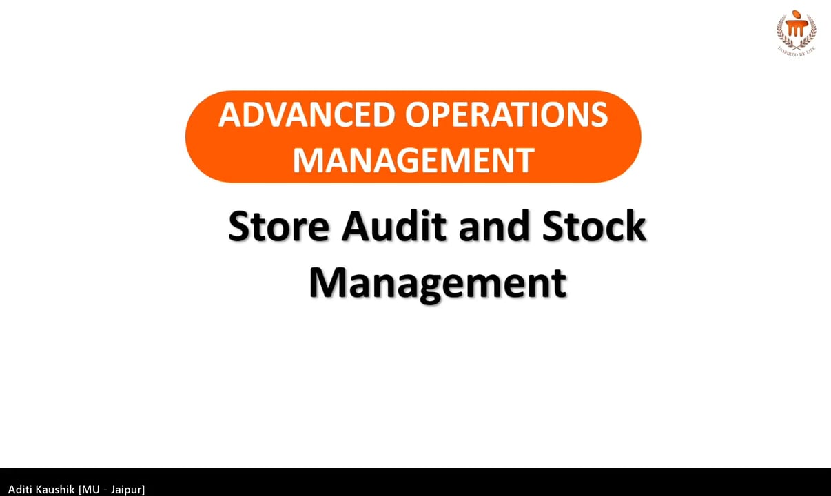 Advanced Operations Management-Mba-B3s3-20230806 on Vimeo