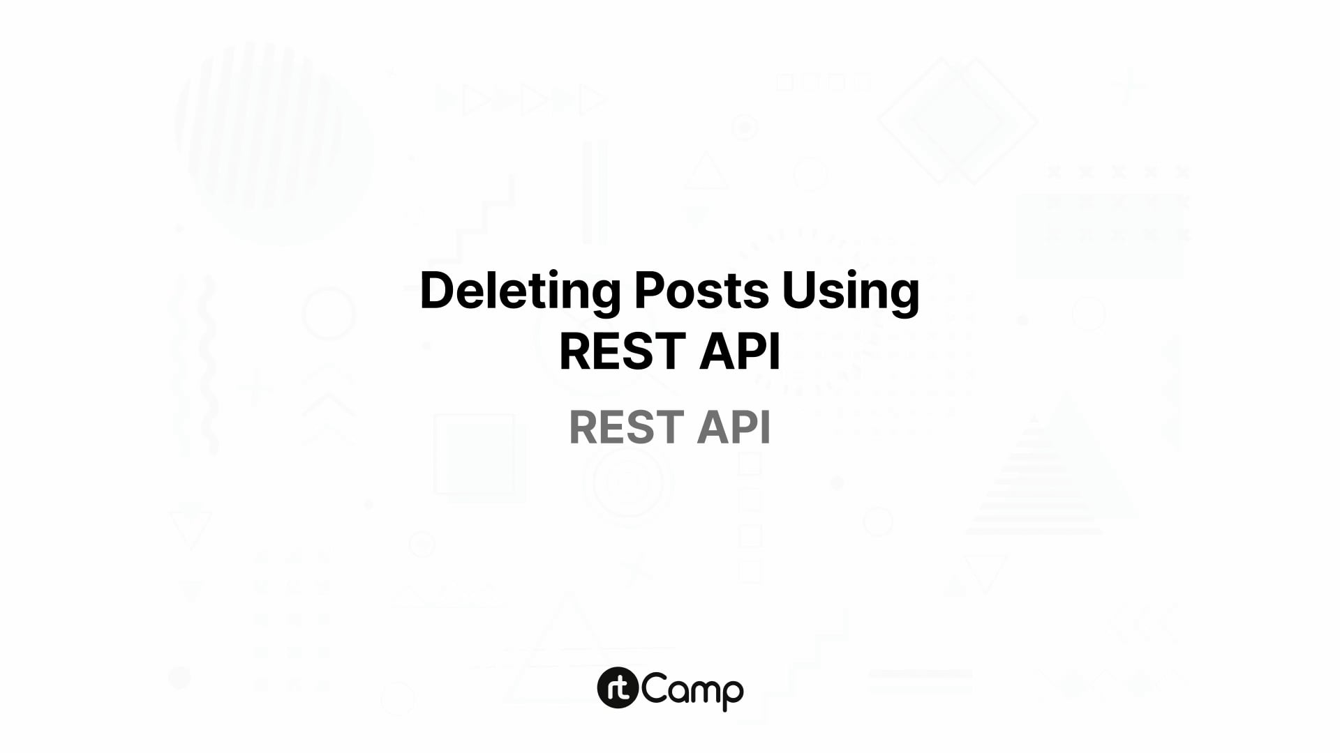 4) Deleting Posts Using REST API on Vimeo